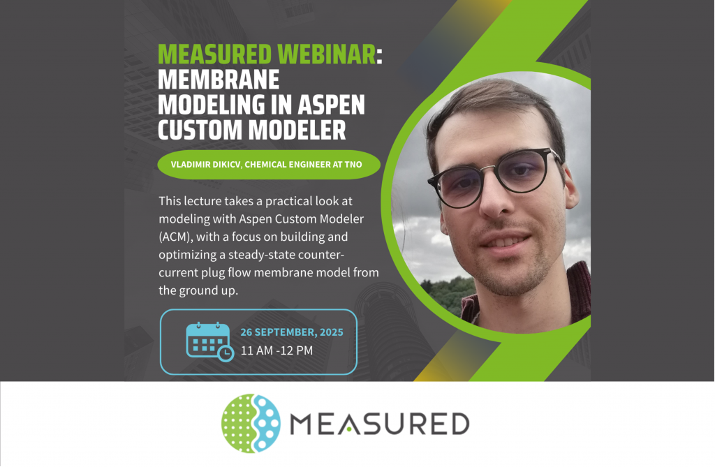 MEASURED Webinar: Membrane Modeling in Aspen Custom Modeler - Measured ...